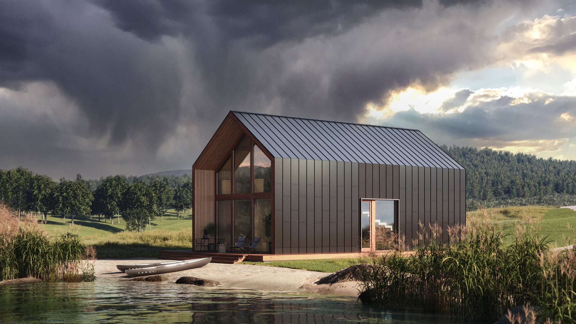 Integrerat solcellstak | Nordisk design | Roofit.Solar